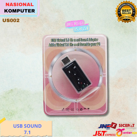 Jual USB Audio 7.1 External Soundcard - Lead 3D Sound 7.1 | Shopee ...