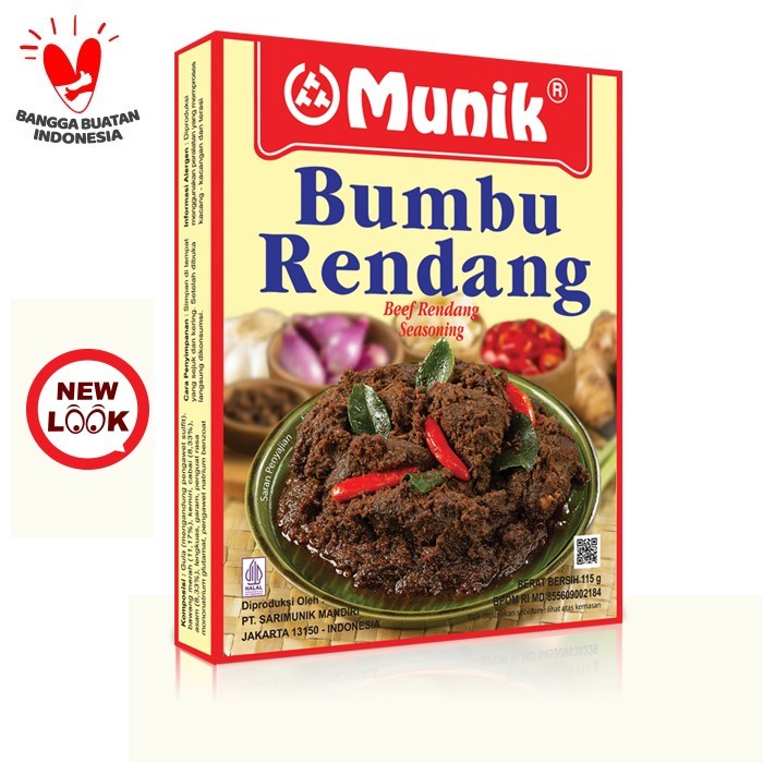 Jual Ktmstore Bumbu Masak instant Bumbu Munik Rendang 115 Gr Pasti Enak ...