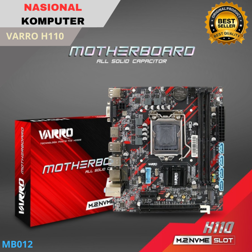 Jual Motherboard Varro H110 socket LGA 1150 NEW | Mobo PC H110 | Shopee ...