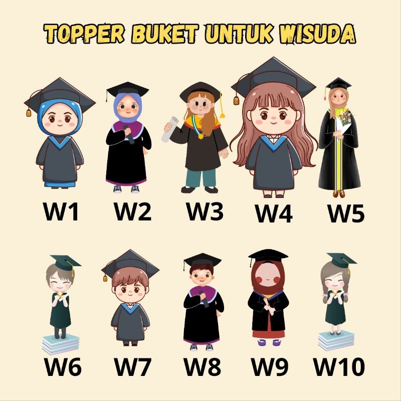 Jual TOPPER BOUQUET WISUDA/HIASAN BOUQUET | Shopee Indonesia