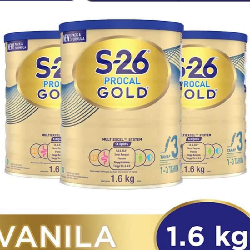 Jual S26 Procal Gold 3 1.6Kg | EXP 06-2025 | S-26 | Step / Tahap 3 ...