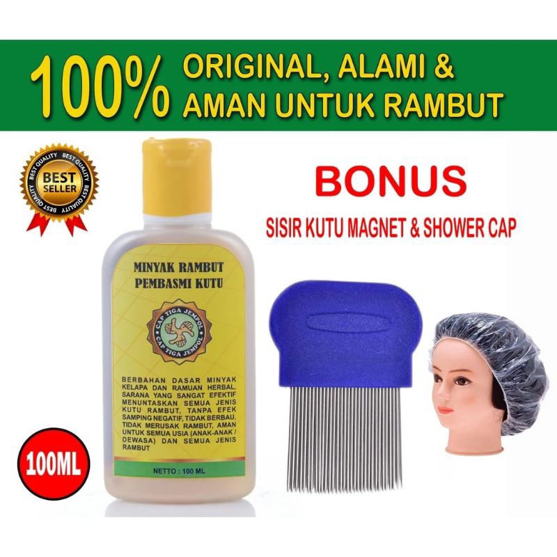 Jual Paket Obat Kutu Rambut Cap Tiga Jempol Original Pembasmi Kutu ...