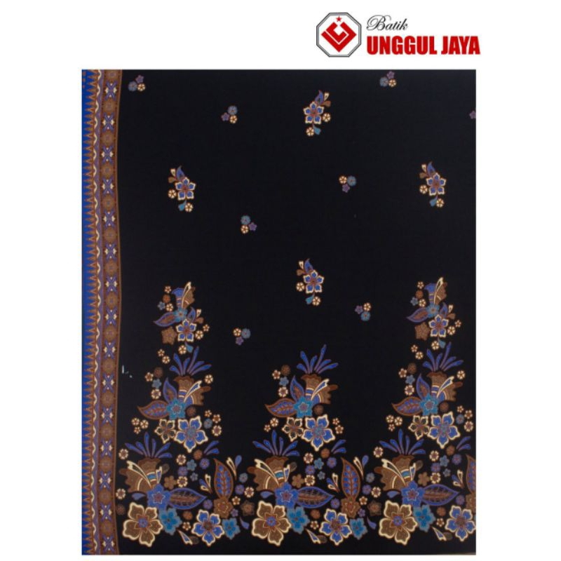 Jual KAIN BATIK WARNA BIRU NAVY BIREL CIBULAN HITAM MANIS UNGGUL JAYA ...
