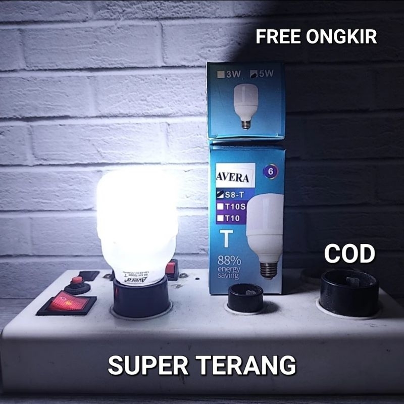 Jual LAMPU LED HEMAT ENERGI 88% AVERA LED S8 40W SUPER TERANG LED BULB | Shopee Indonesia