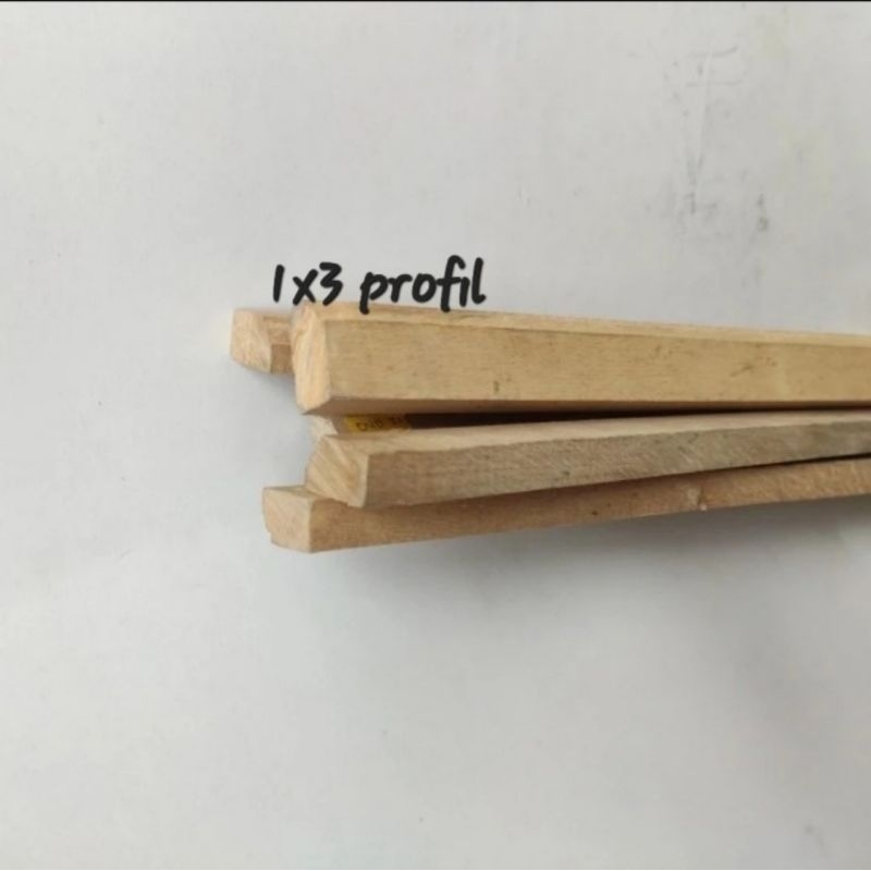 Jual List Lis Profil Plafon Siku Kayu Panjang per 1 Meter | Shopee ...