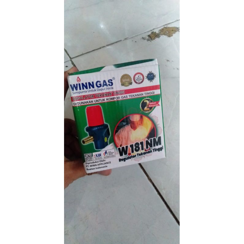 Jual regulator winn gas high pressure/kepala regulator gas/win gas ...