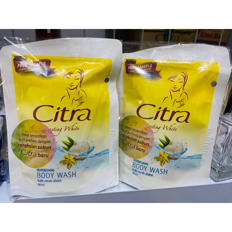 Jual Citra Lasting White Bengkoang Body Wash 60ml | Shopee Indonesia