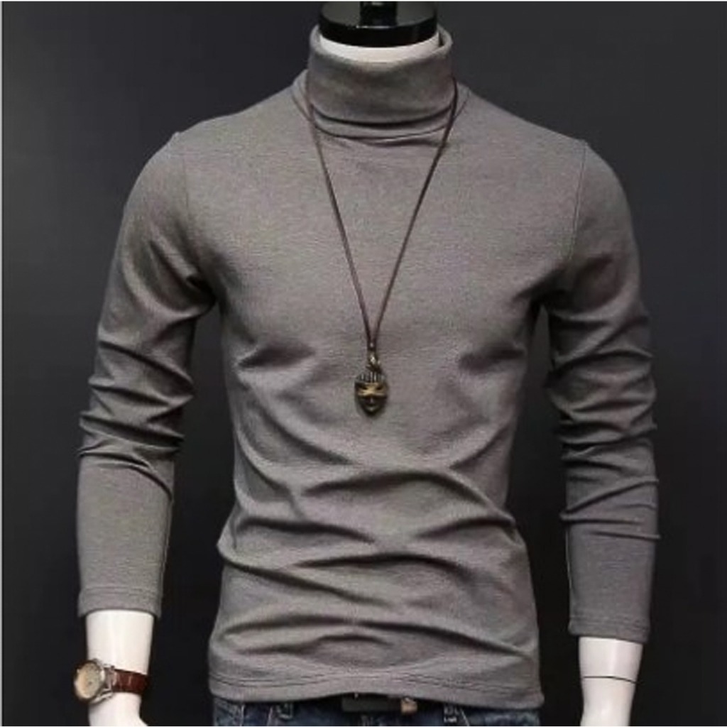 Jual Kaos kerah tinggi polos lengan panjang / Kaos Turtleneck Polos ... Jual Kaos kerah tinggi polos lengan panjang / Kaos Turtleneck Polos ...