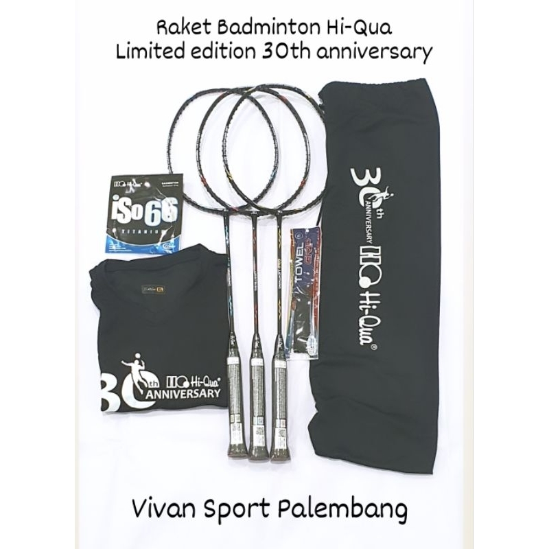 Jual Raket Badminton Hi-Qua Limited Edition Special 30th Anniversary ...