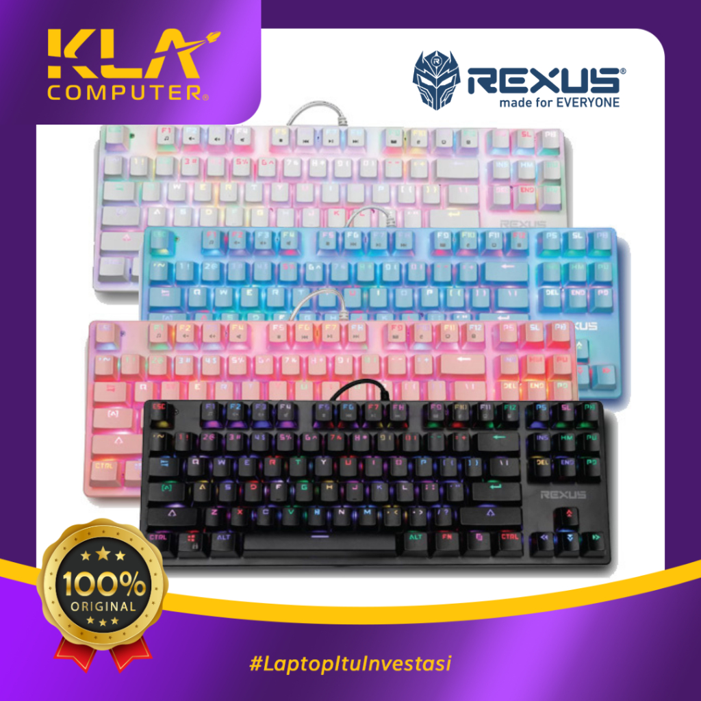 Jual Rexus Legionare MX9 TKL RGB Mechanical Gaming Keyboard | Shopee ...
