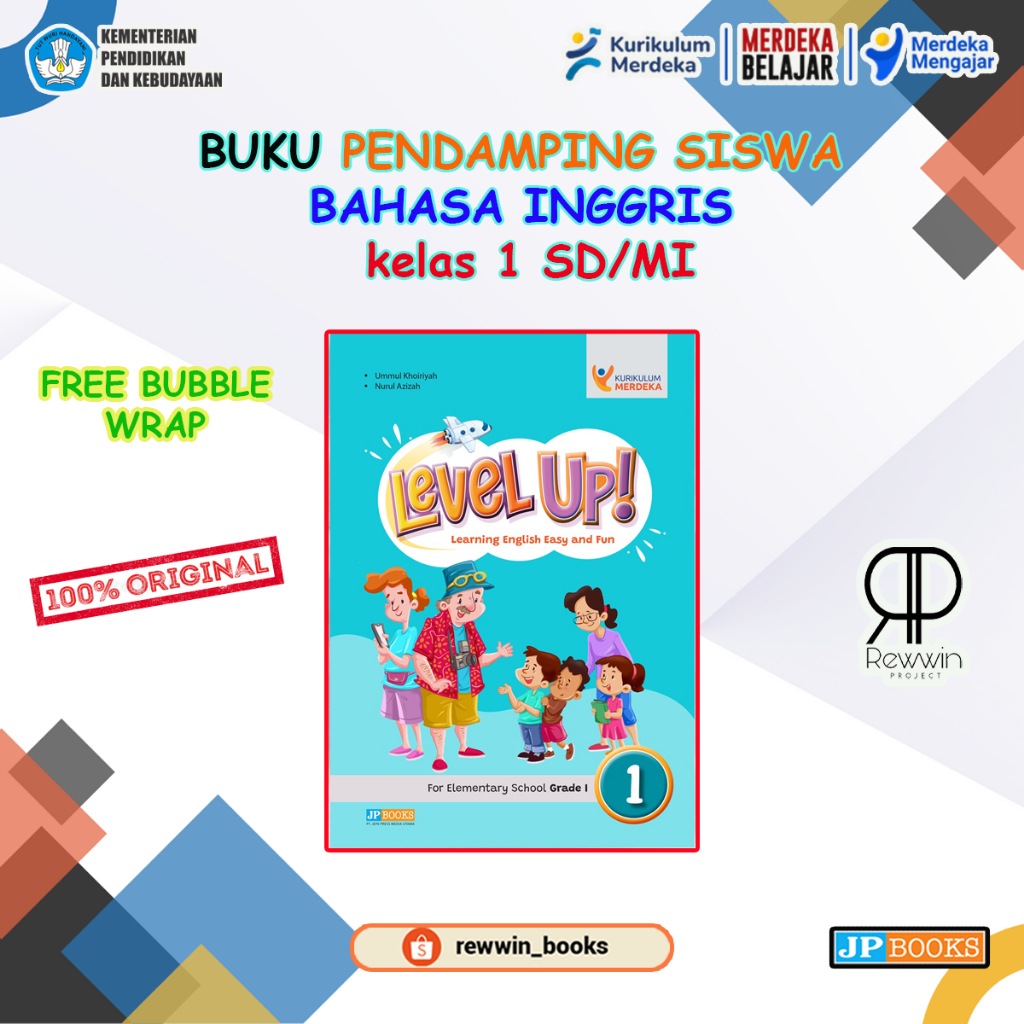 Jual Buku Bahasa Inggris Sd Kelas 1 Kurikulum Merdeka Merdeka Belajar
