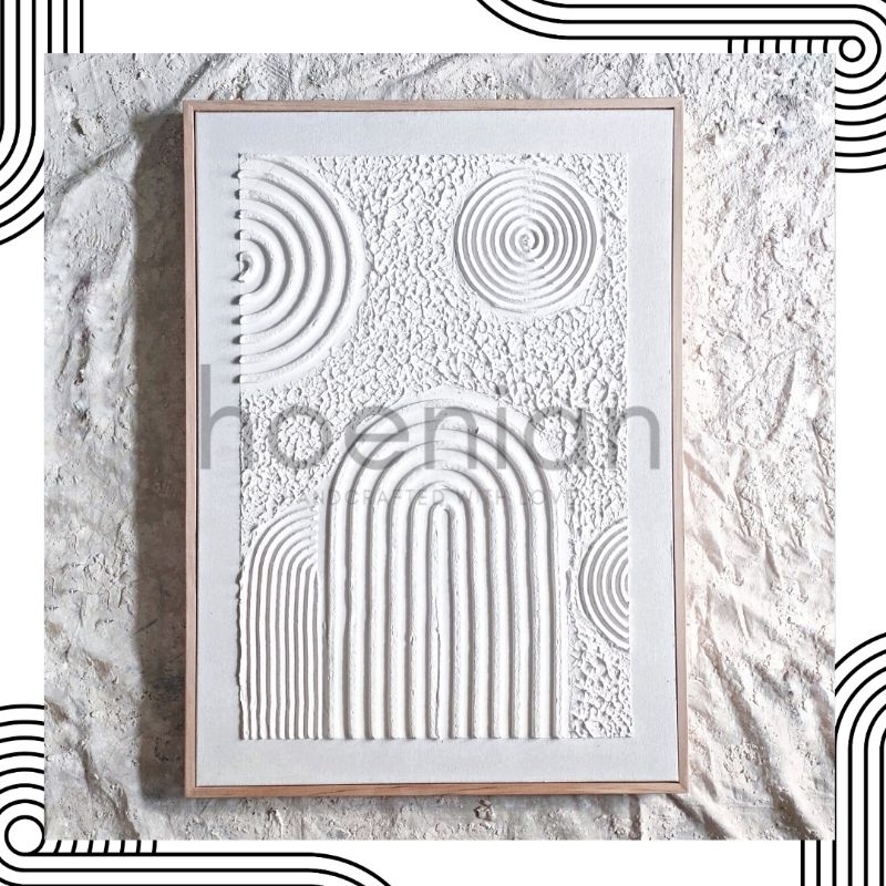 Jual Texture art 40x60 , Hiasan didding aesthetic | Ukuran 40x60 ...