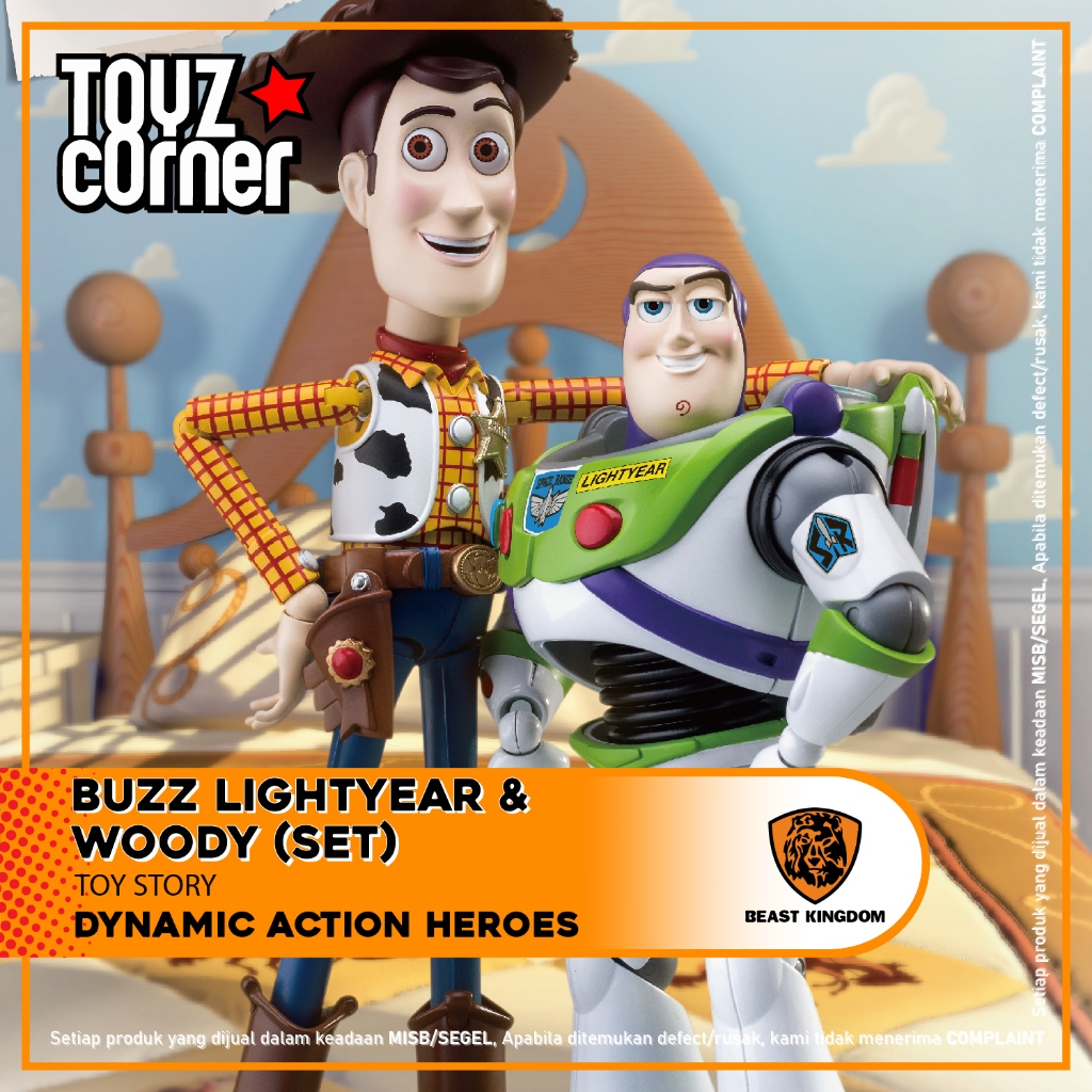 Jual Toyz Corner - Beast Kingdom DAH-015/016 Toy Story - Buzz Lightyear ...