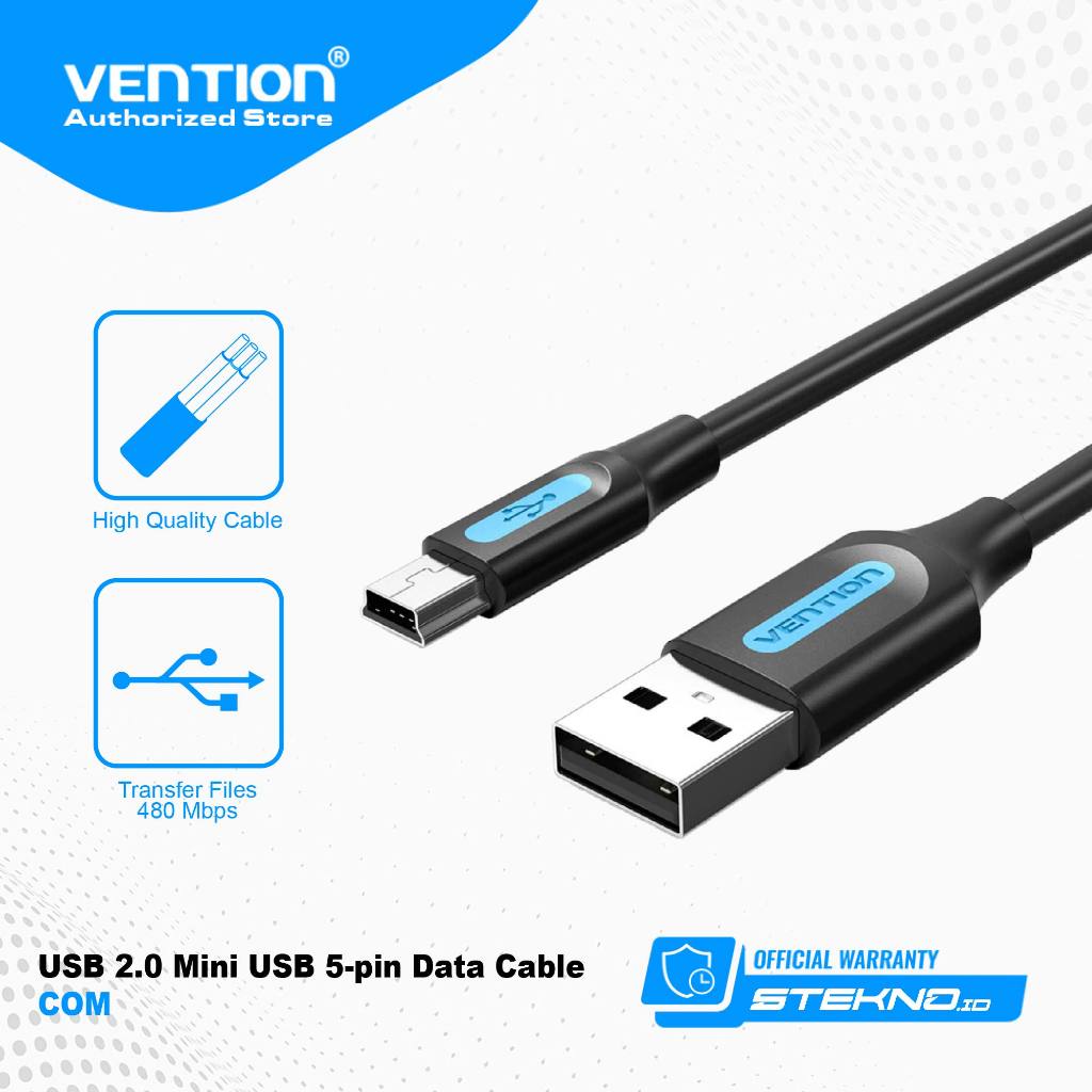 Jual Vention Kabel Data Mini 5 pin USB 2.0 High Quality | Shopee Indonesia