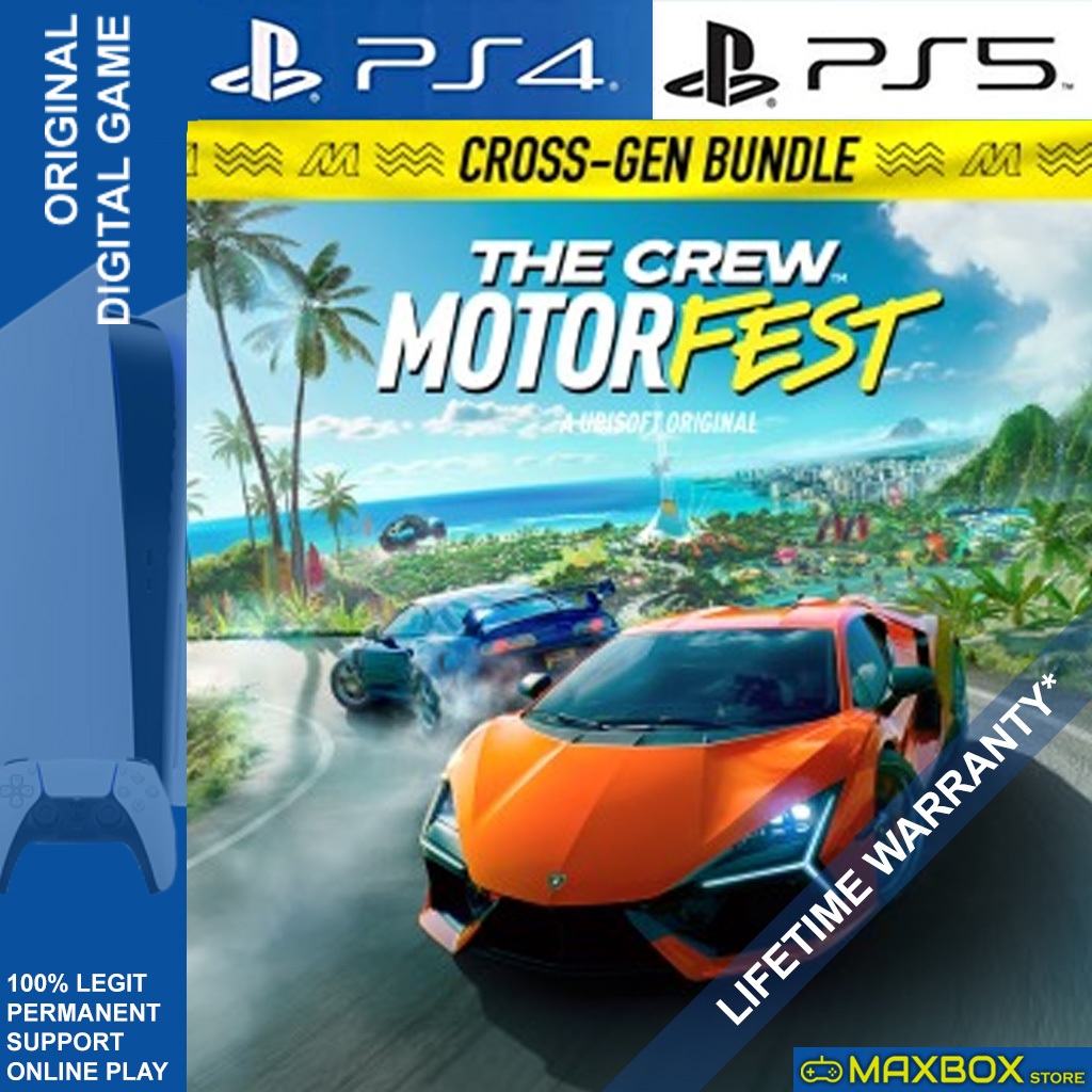 Jual The Crew Motorfest Standard Edition—Cross-Gen Bundle PS4 PS5 ...
