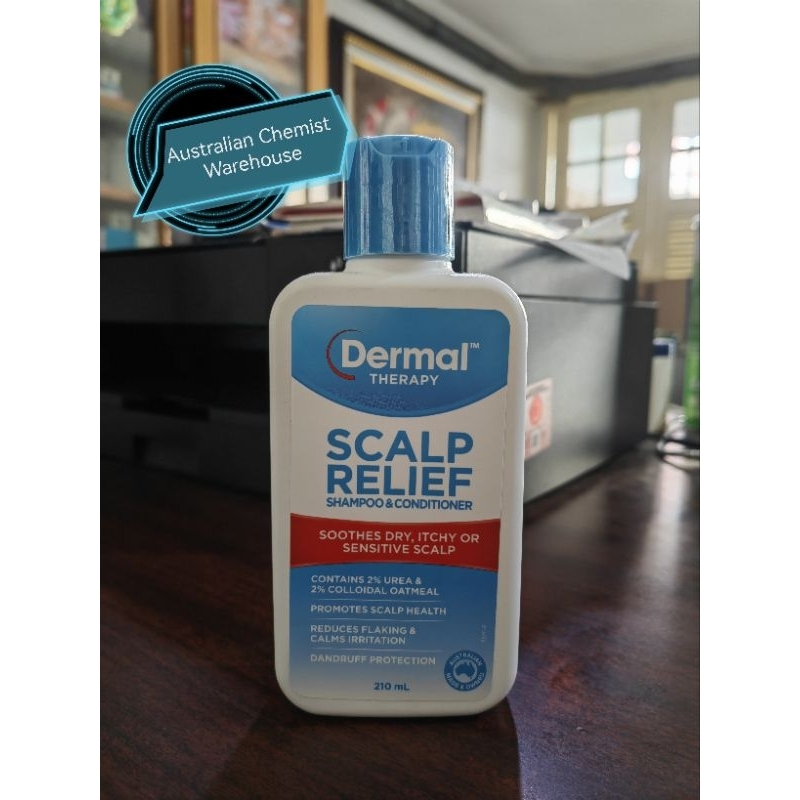 Jual Dermal Therapy SCALP RELIEF Shampoo & Conditioner 210mL - Made in ...