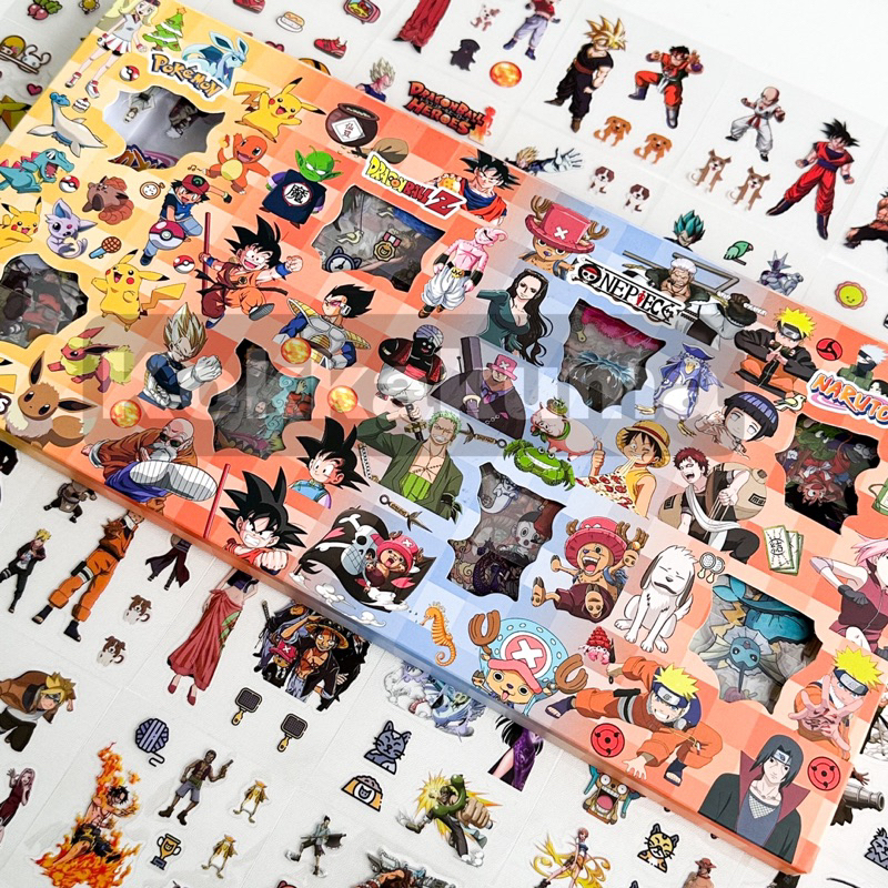 Jual ( KKM ) NONO DRAGONBALL Z / POKEMON / ONE PIECE / NARUTO Sticker ...