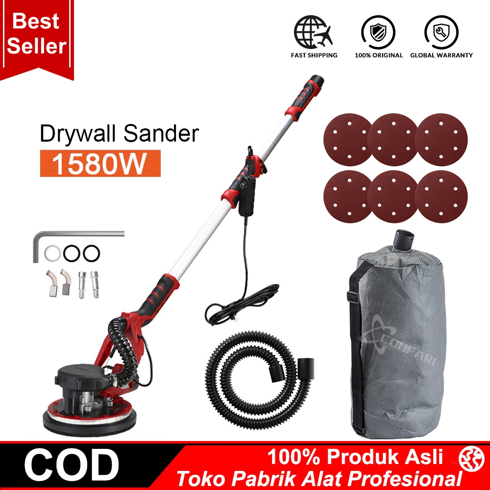 Jual 1580W Mesin Amplas Dinding Variabel Kecepatan Dengan Vacuum ...