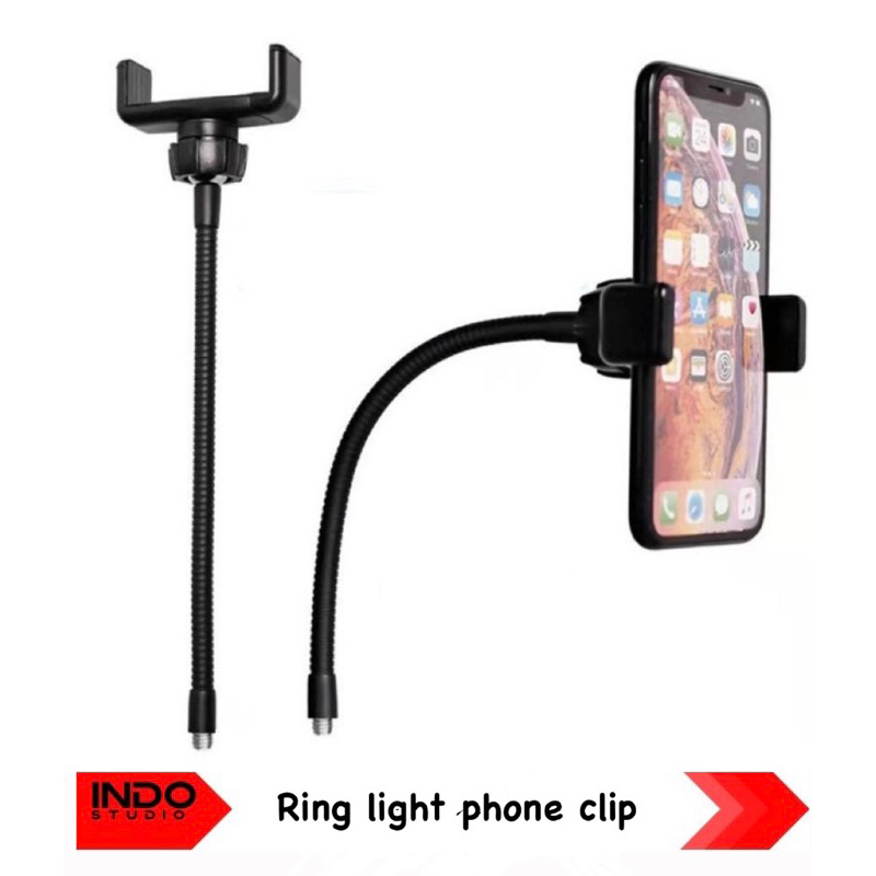 Jual Ring light phone clip/sambungan holder hp ring light | Shopee ...