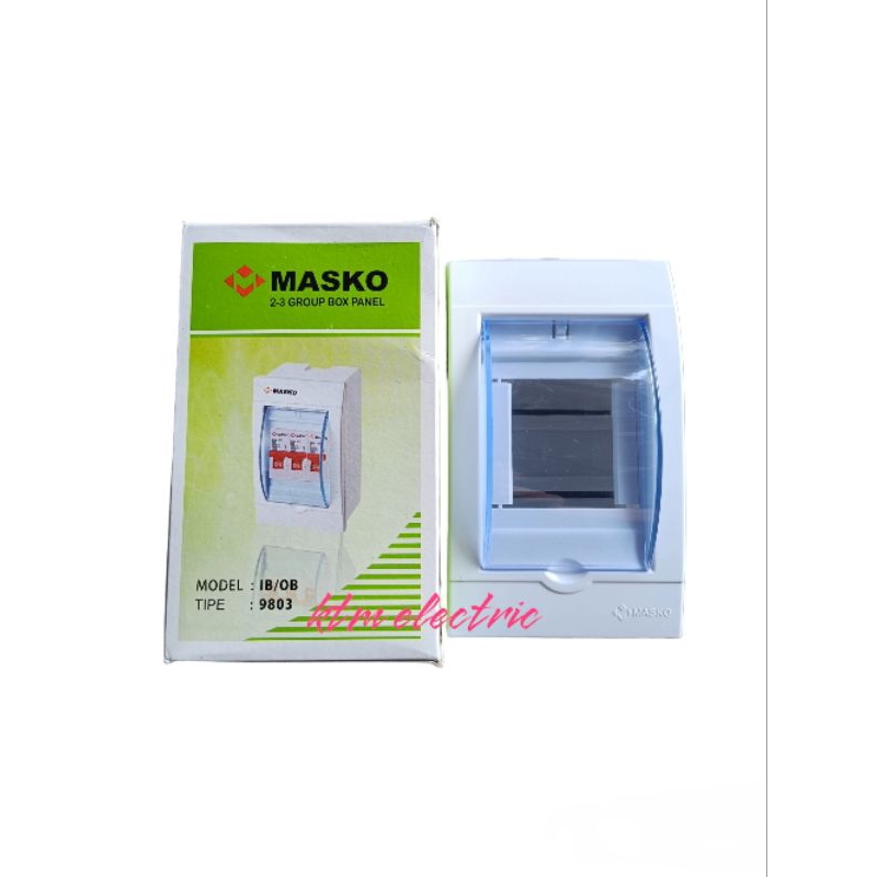 Jual box mcb masko 2group ob type-9803 | Shopee Indonesia