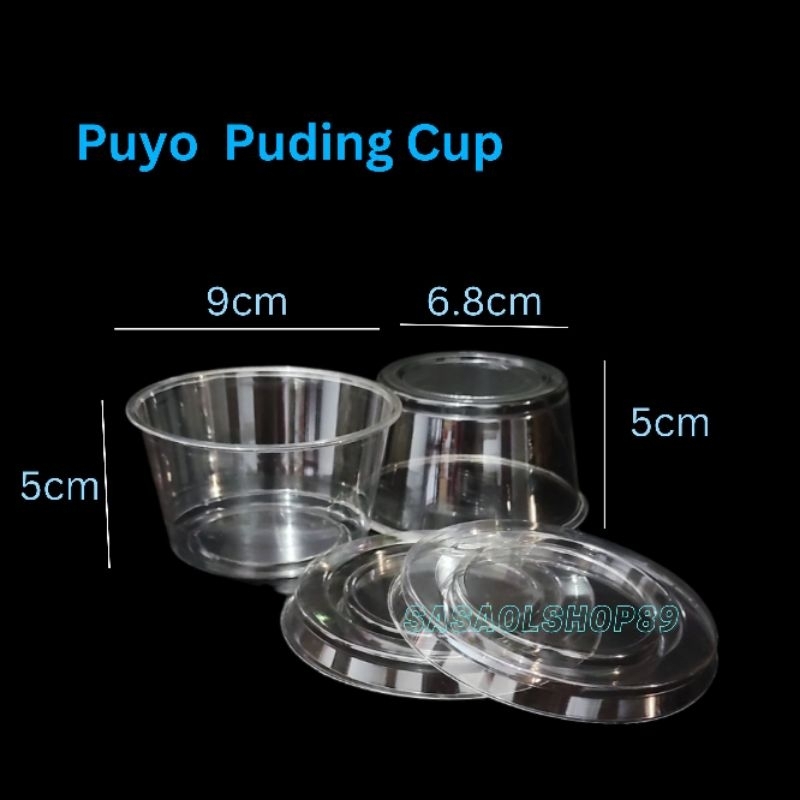 Jual Cup Pudding Puding Puyo Super Tebal (20PCS)Gelas Pudding | Shopee ...