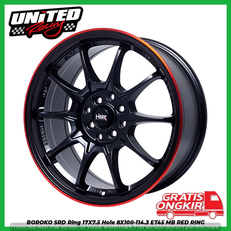 Jual VELG RACING HSR RING 17 UNTUK MOBIL VIOS GRAND LIVINA RAIZE ROCKY VELAG R17 BOROKO SRD ...