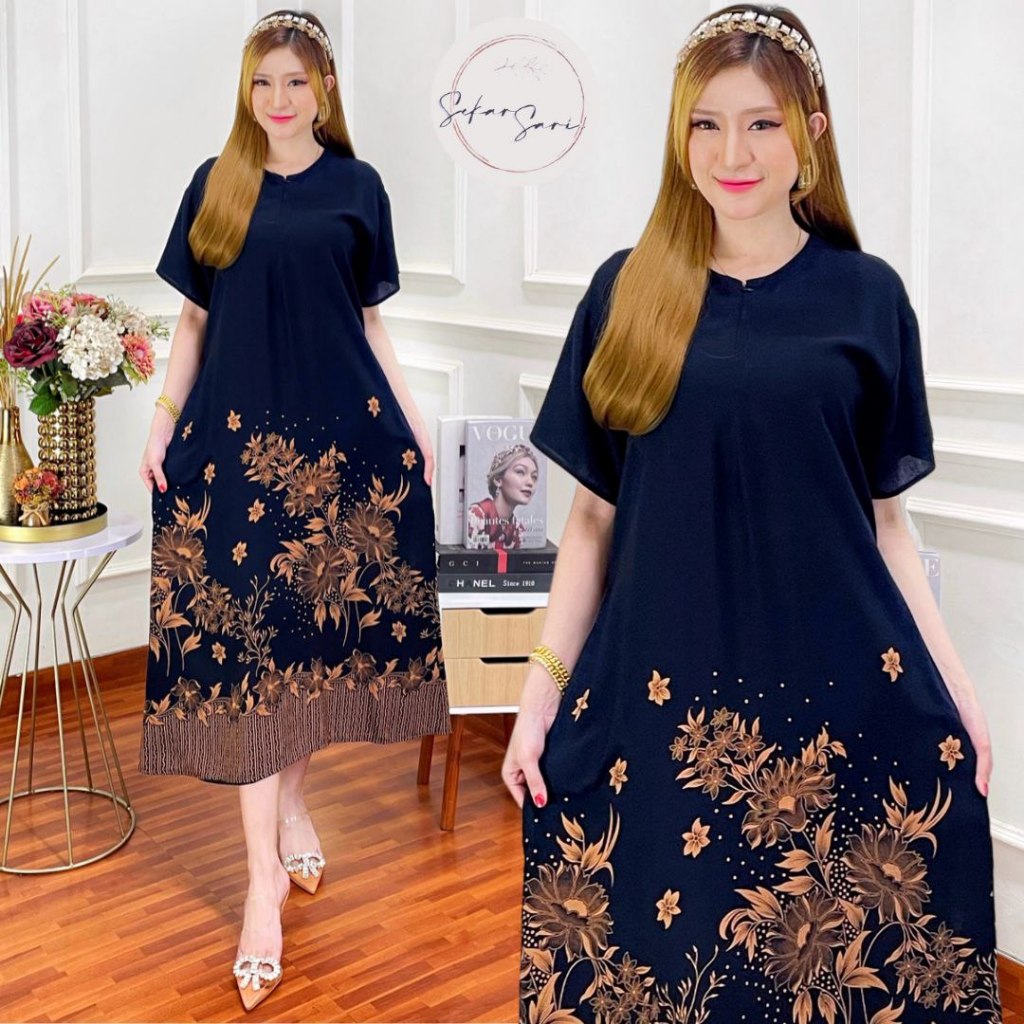 Jual Daster Wanita Rayon Grade A Busui Resleting Depan Baju Tidur ...