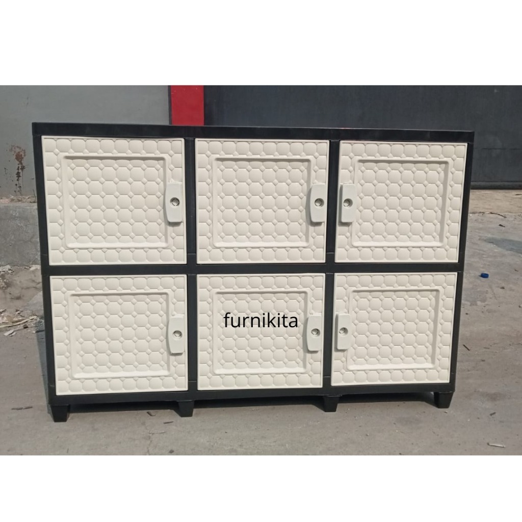 Jual LEMARI PLASTIK TABITHA CLICKS TOWER 3 MINIMALIS LOCKER BOX ...