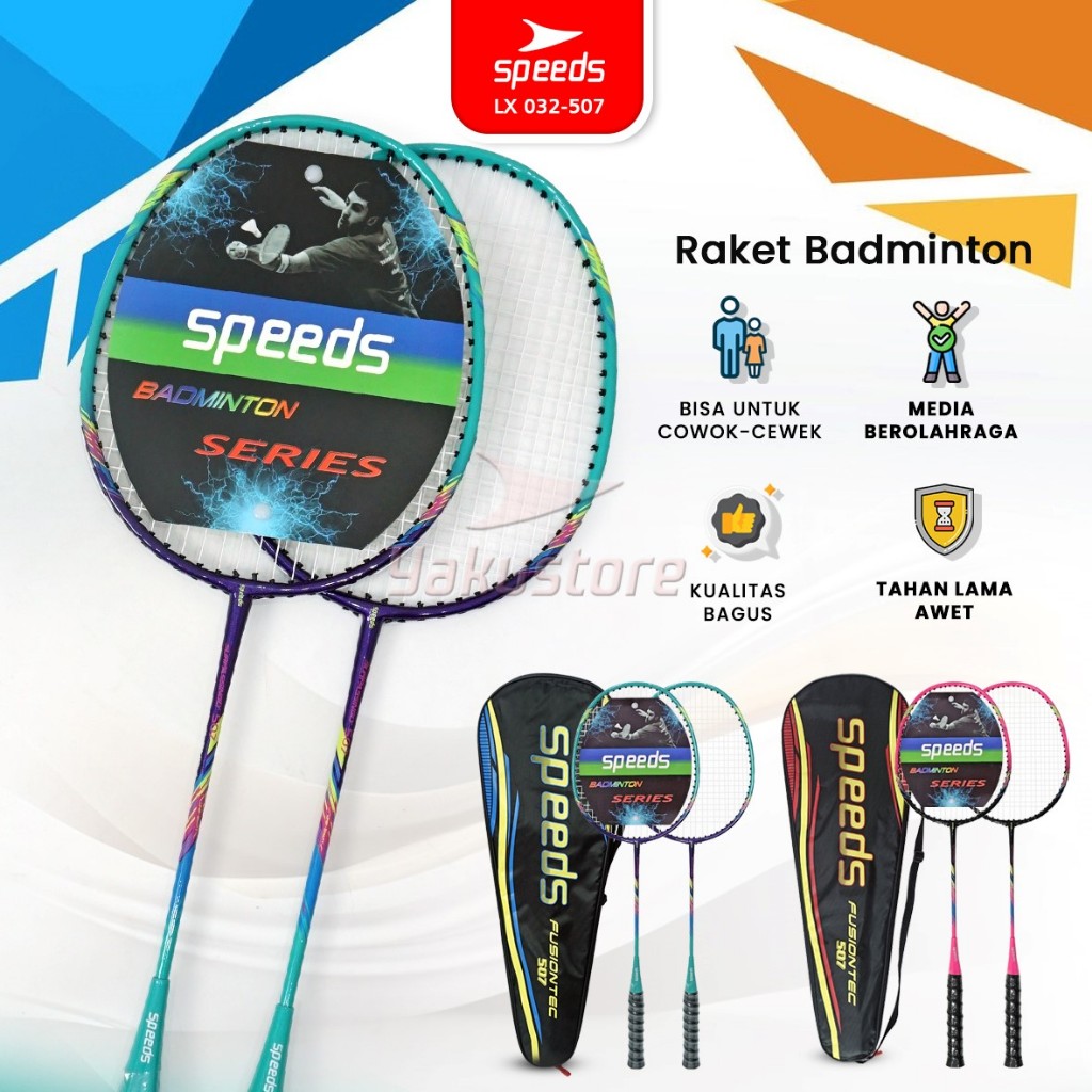 Jual SPEEDS Raket Racket Badminton Raket Bulu Tangkis Raket Olahraga 1 ...