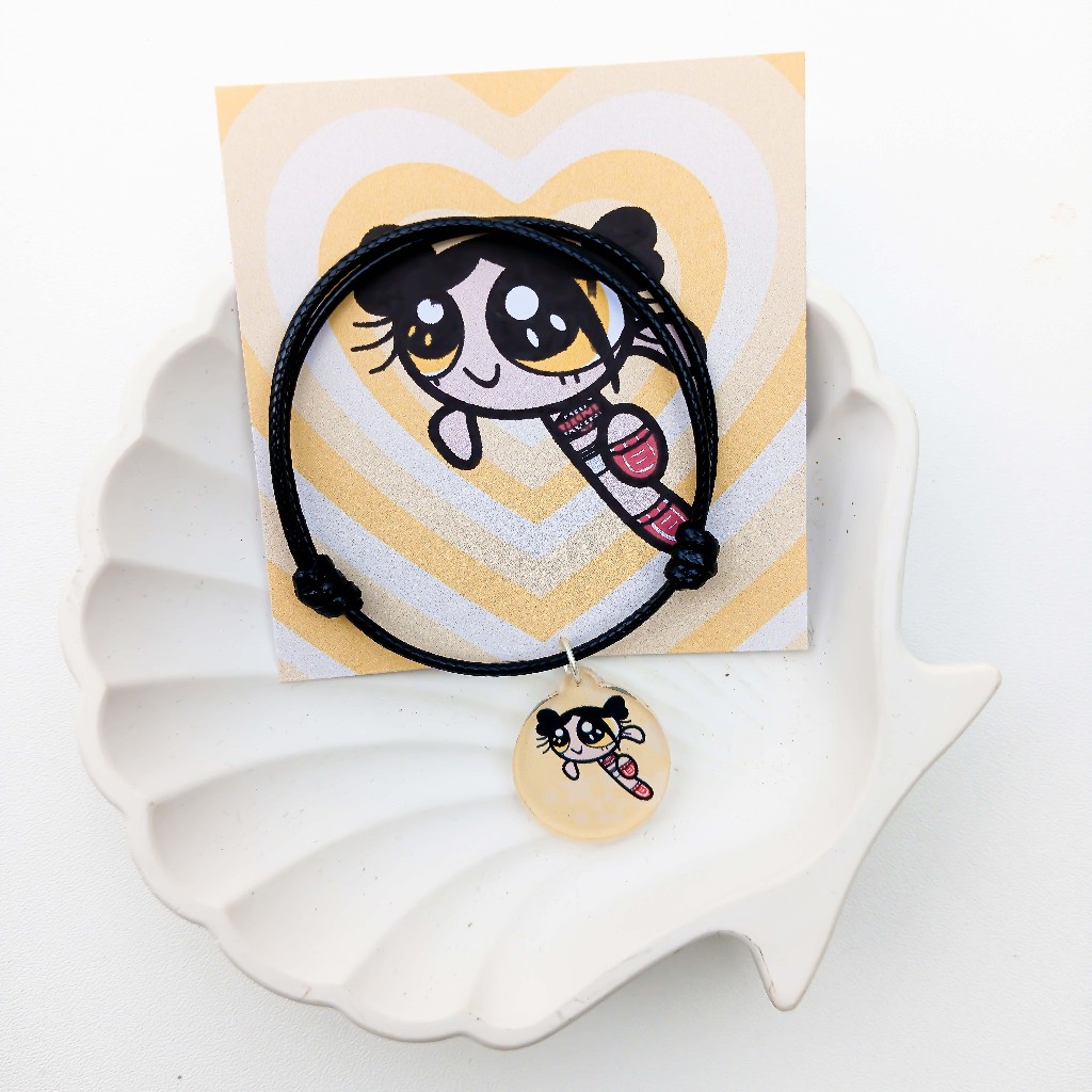 Jual Gelang Couple Power Puff Girl Free Box spotify Codes Sticker Copel ...