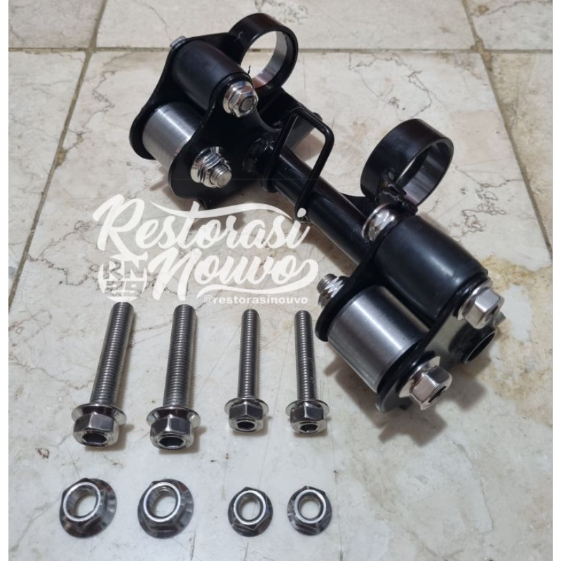 Jual Baut mounting mio nouvo stainless 2 kunci set baut monting mio ...