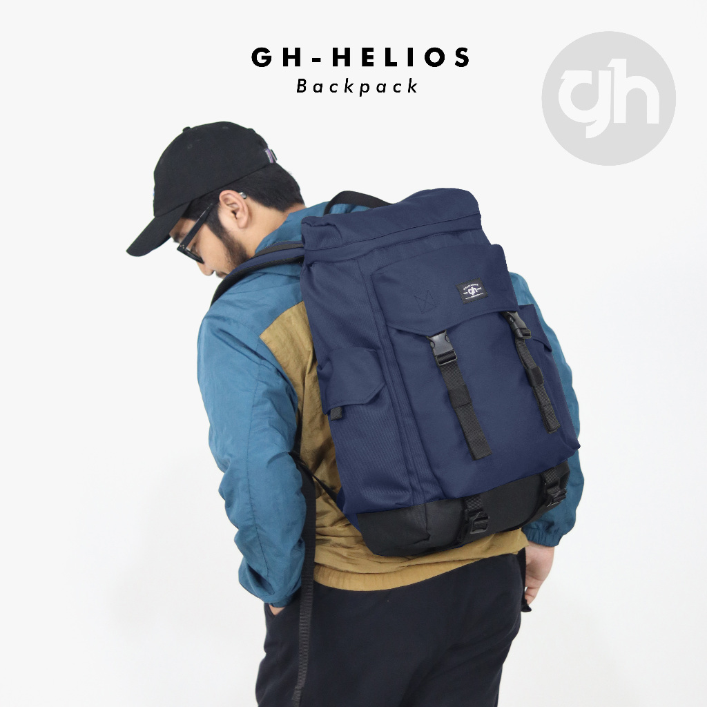 Jual GH-Bag HELIOS Travelling Backpack Tas Ransel Besar Laptop 15,6 ...