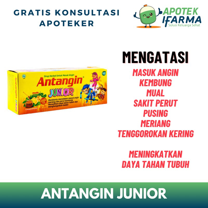 Jual Antangin Junior Masuk Angin Daya Tahan Tubuh Kembung mual sakit ...