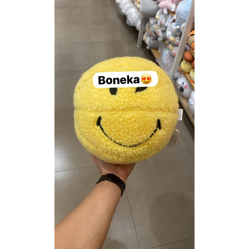 Jual Miniso x SmileyWorld Collection Round Plush Toy | Shopee Indonesia