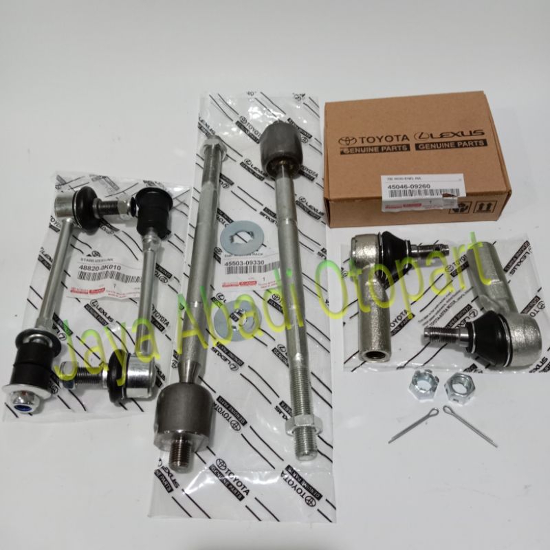 Jual Long Tie Rod+Tie Rod End+Link Stabilizer Innova (6pc) | Shopee ...