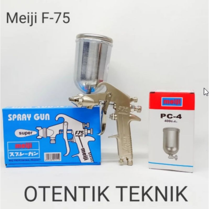 Jual SPRAY GUN MEIJI F75 / SPRAYGUN KOMPRESOR ANGIN | Shopee Indonesia