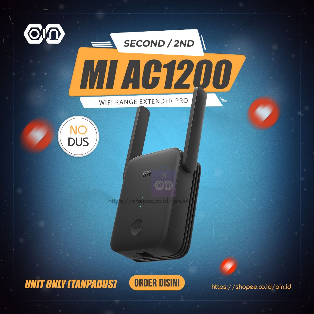 Jual Wifi Repeater Mi AC1200 support 2,4Ghz & 5Ghz (Bekas Normal ...