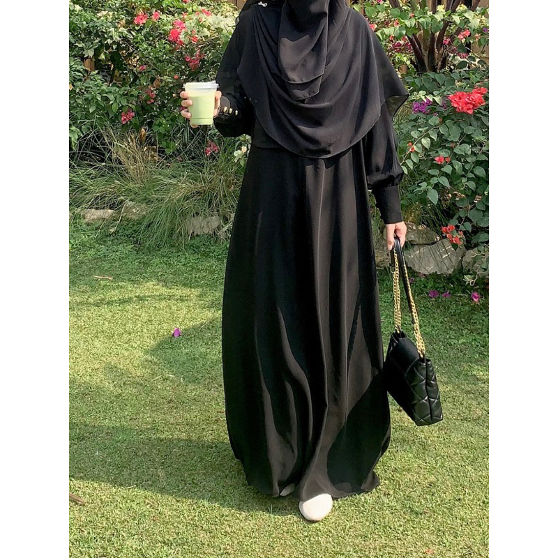 Jual NEW ABAYA KRISAN| Abaya lengan kancing | Shopee Indonesia