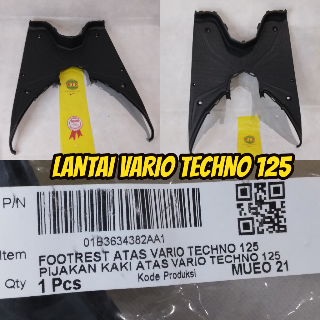 Jual LANTAI BAWAH FOOTREST PIJAKAN KAKI VARIO TECHNO 125 WIN (KZR) | Shopee Indonesia