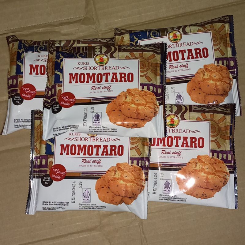 Jual AOKA MOMOTARO Kukis ShortBread 45gram | cookies monde enak ...