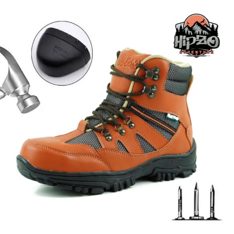Jual Sepatu Pria Boots HIPZO M50 Original Sepatu Pelindung Kerja Safety ...