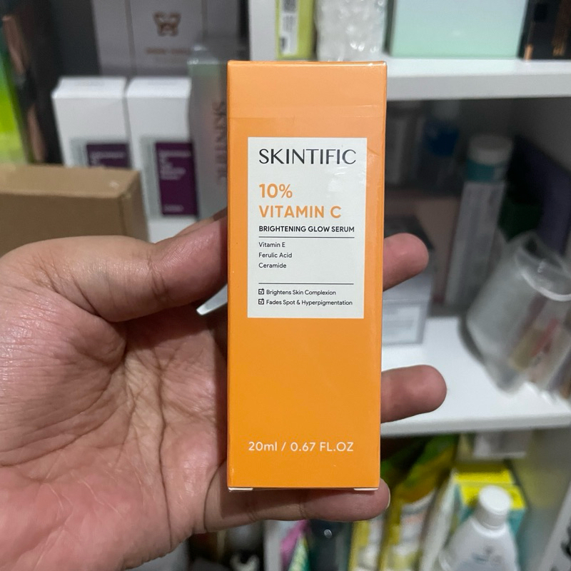 Jual SKINTIFIC 10% Vitamin C Brightening Glow Serum 20ml | Shopee Indonesia