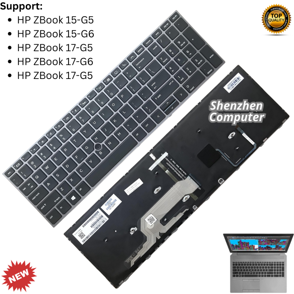 Jual Keyboard HP ZBook 15-G5 15-G6 17-G5 17-G6 17-G5 Mobile Workstation ...