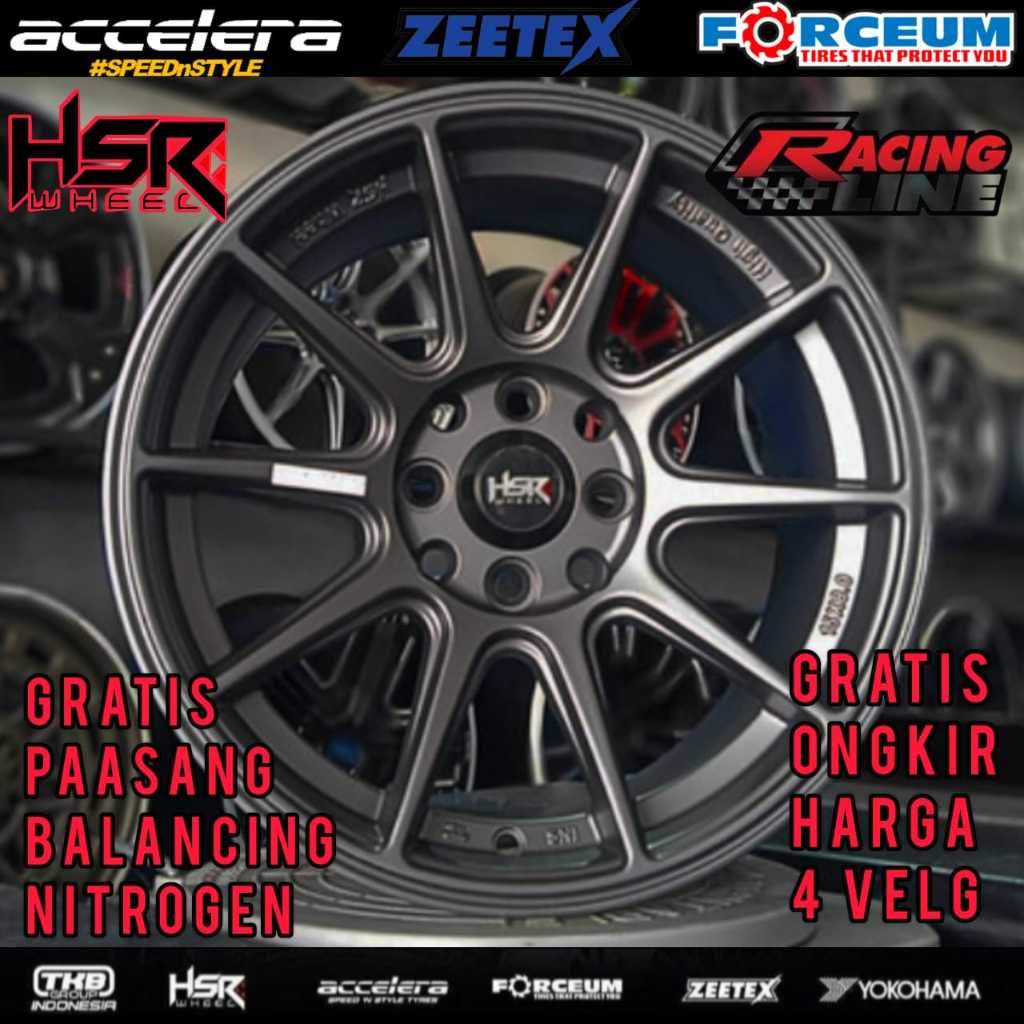Jual VELG MOBIL RACING HSR SHINJUKU RING 15 UNTUK AGYA CALYA AYLA JAZZ ...