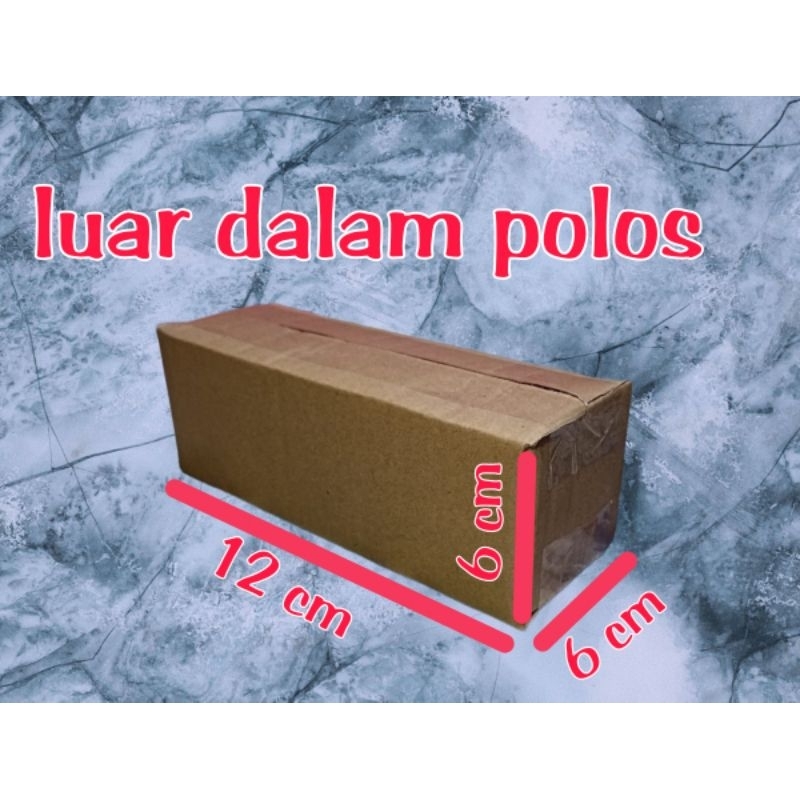 Jual Kadus UK 12x6x6 kardus mini kardus sedang kardus polos | Shopee ...