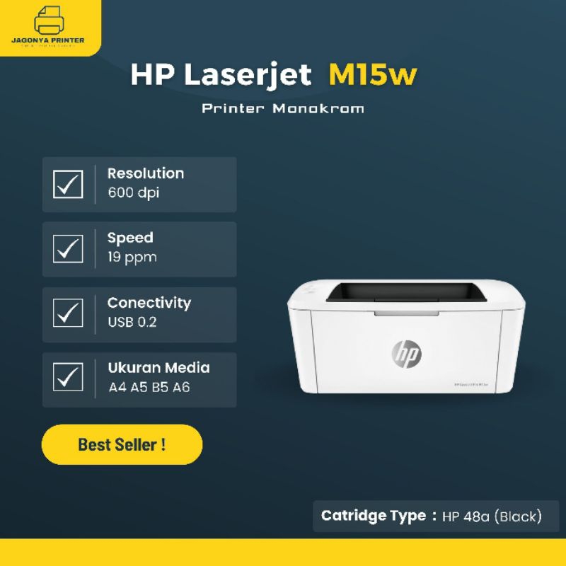 Jual Printer HP Laserjet Pro M15w Laser Monokrom (Wifi) | Shopee Indonesia