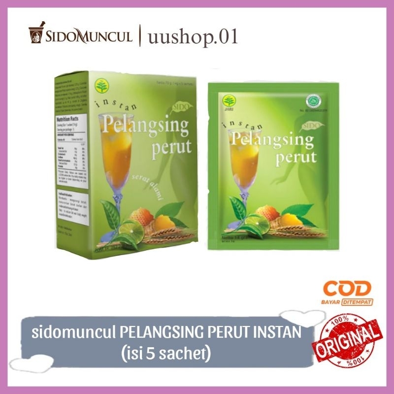 Jual Jamu Sidomuncul Pelangsing Perut Instan (isi 5 bungkus) | Shopee ...