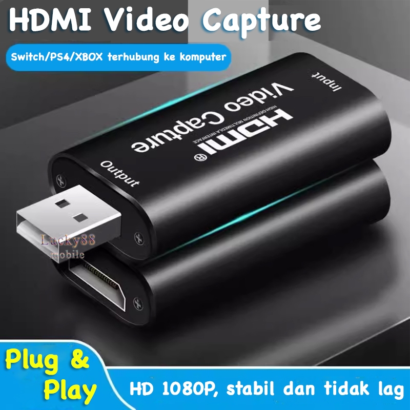Jual USB to HDMI Video Capture 4K 1080P Broadcast Live and Record Video ...