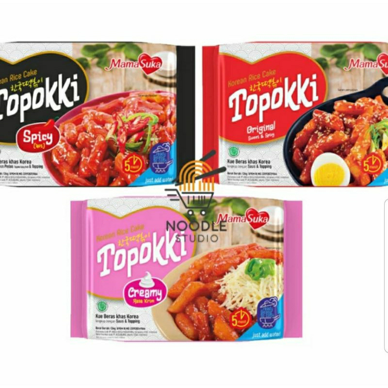 Jual Mamasuka Topokki Toppoki Toppokki Korea Rice Cake Kue Beras Korea ...