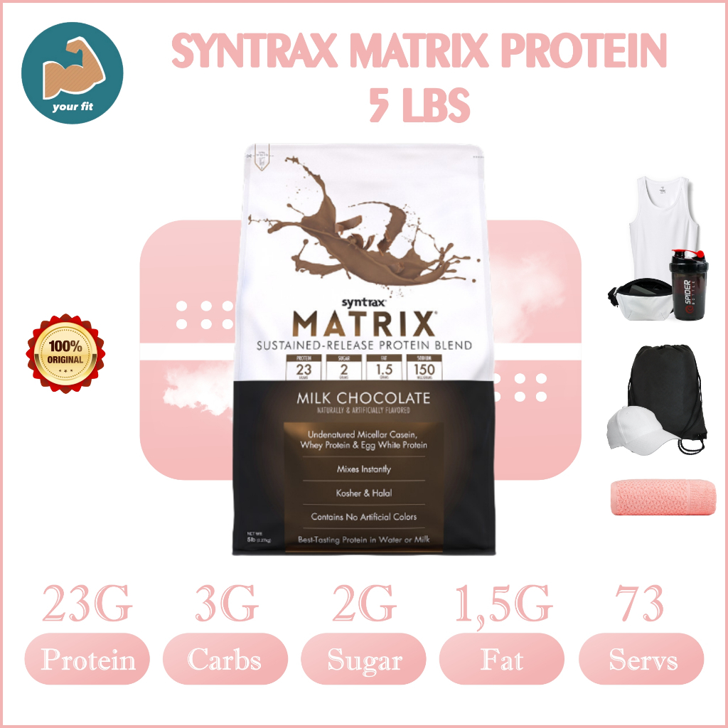 Jual SYNTRAX MATRIX 5LBS - WHEY PRO ISOLATE MILK PROTEIN BLEND | Shopee ...